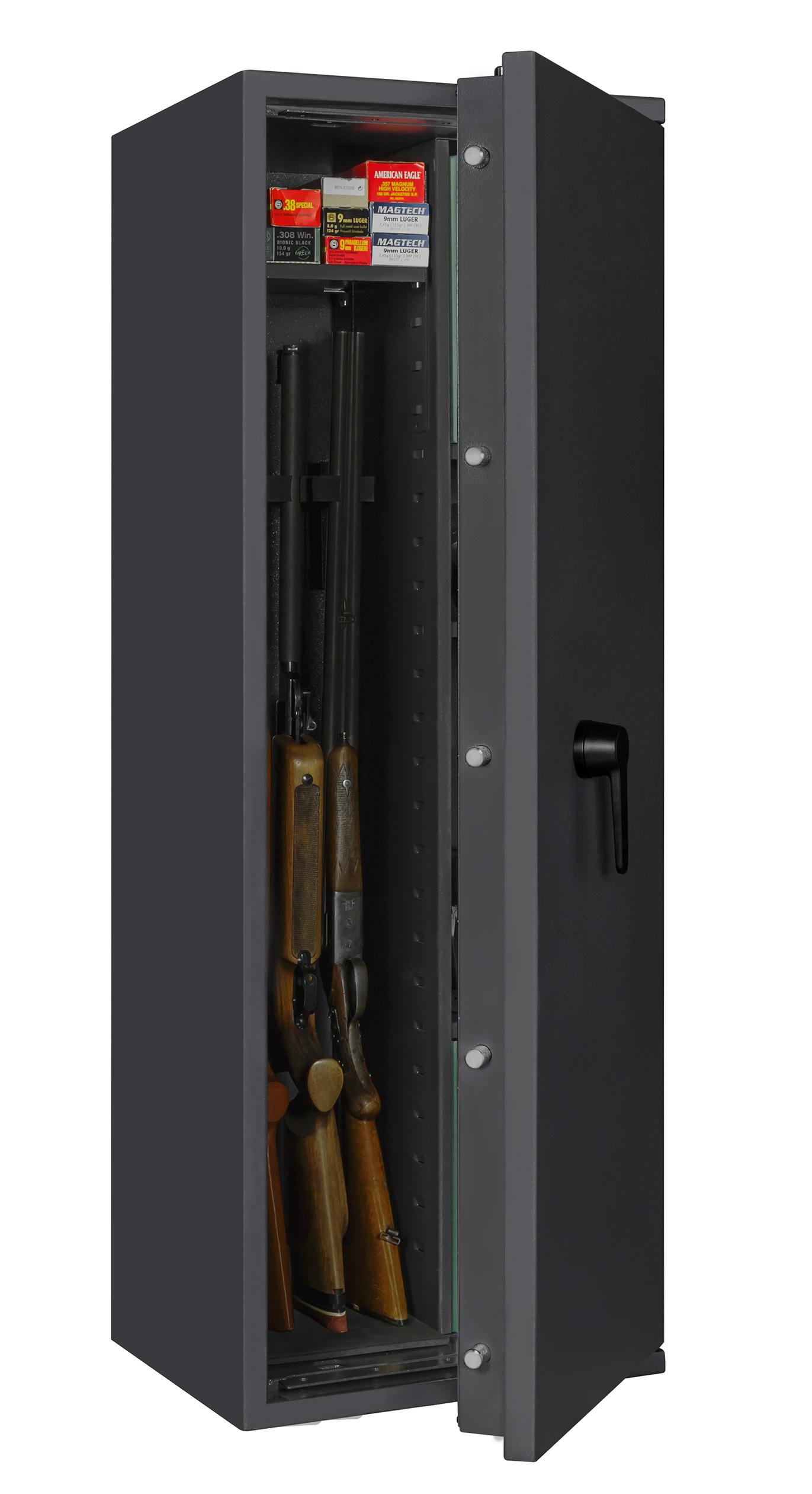 Waffenschrank EN 1143-1 Gun Safe i 0 /1-4 Kombi mit Regalteil